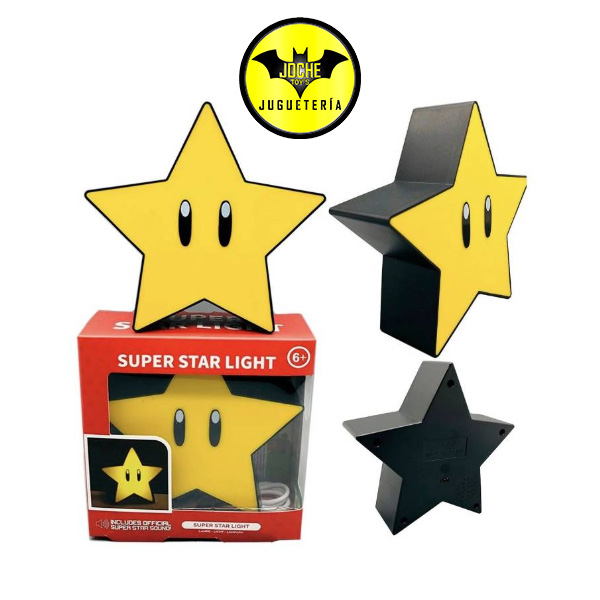 Luz Led Estrella Super Mario Bros - JocheToys